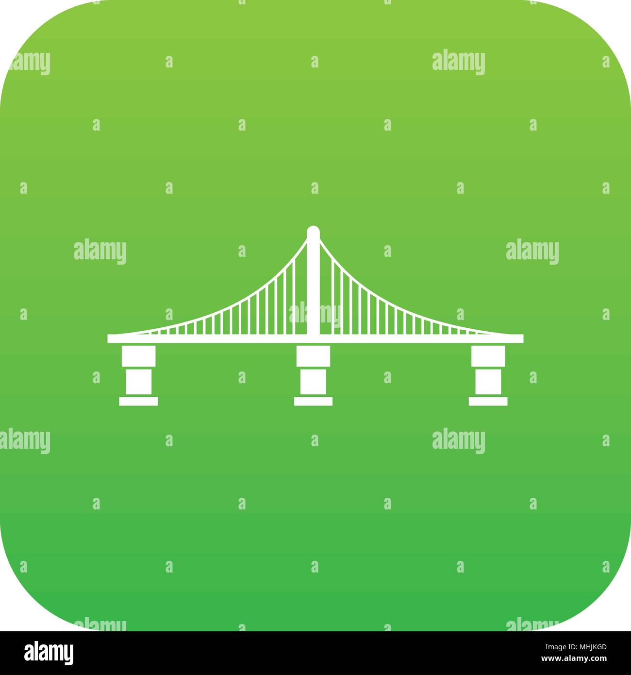 Bridge icon digital green Stock Vector Image & Art - Alamy