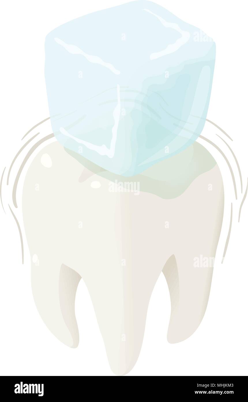 Cold ice on tooth icon, isometric style Stock Vector Image & Art - Alamy