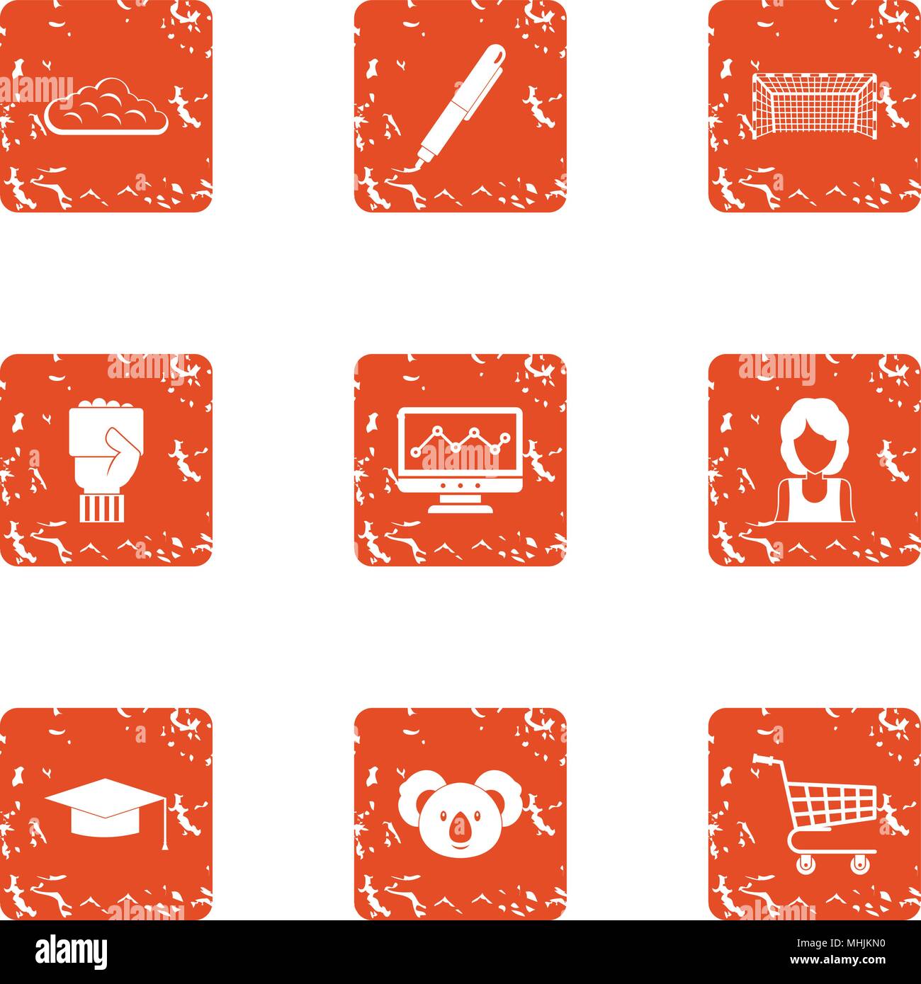 Weather icons school hi-res stock photography and images - Alamy