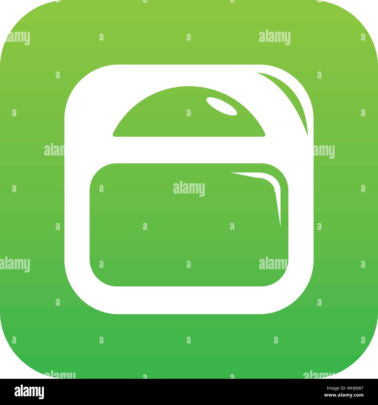 Scale icon green vector Stock Vector Image & Art - Alamy