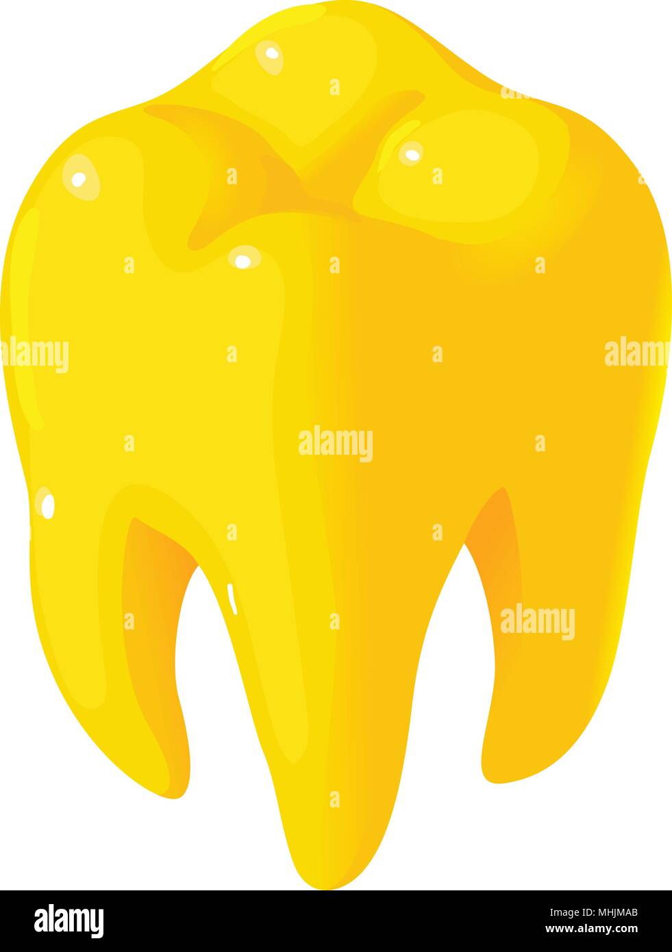 Gold crown tooth Stock Vector Images - Alamy