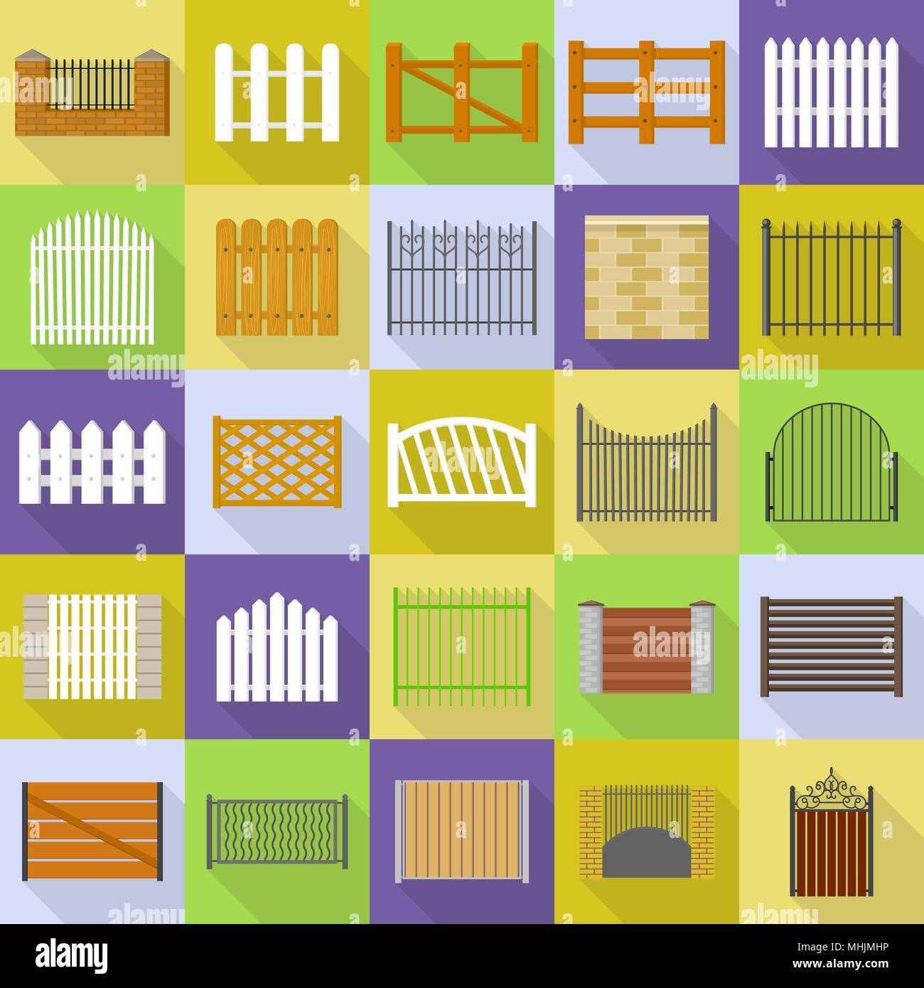 Types of fencing hi-res stock photography and images - Alamy