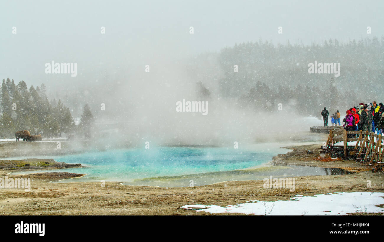 Thermal pool colors hi-res stock photography and images - Alamy