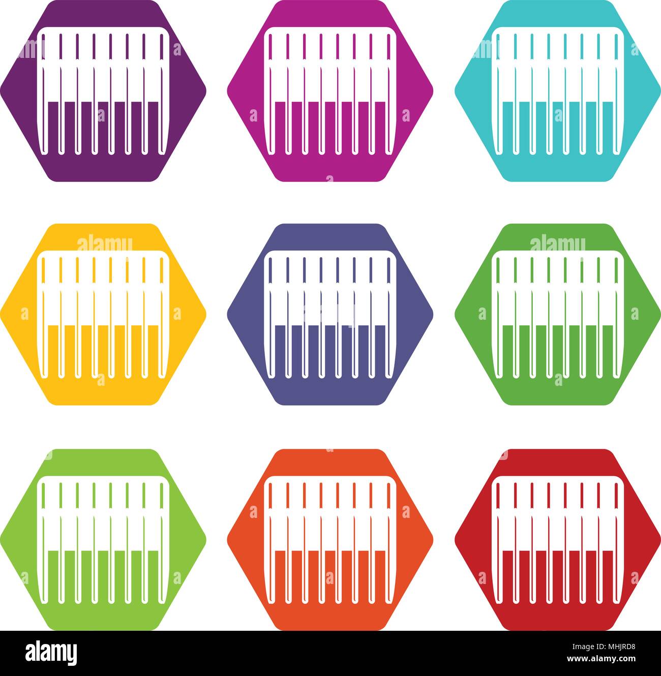Balloon icons set 9 vector Stock Vector Image & Art - Alamy