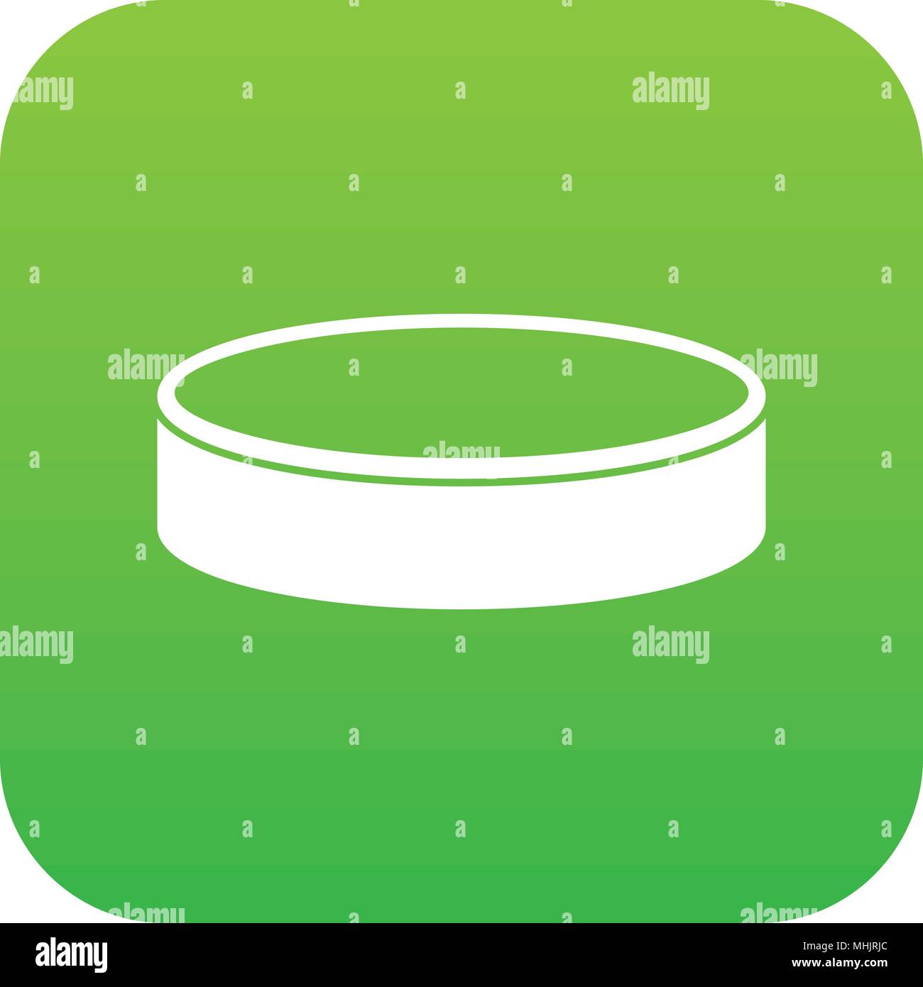 Puck icon digital green Stock Vector Image & Art - Alamy