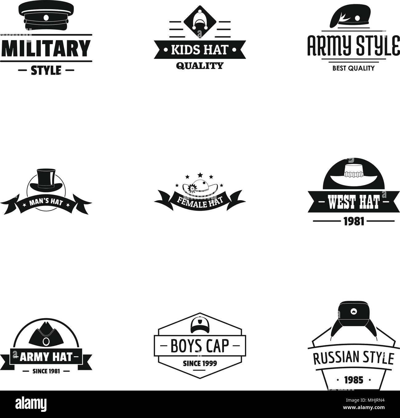 Kepi logo set, simple style Stock Vector Image & Art - Alamy