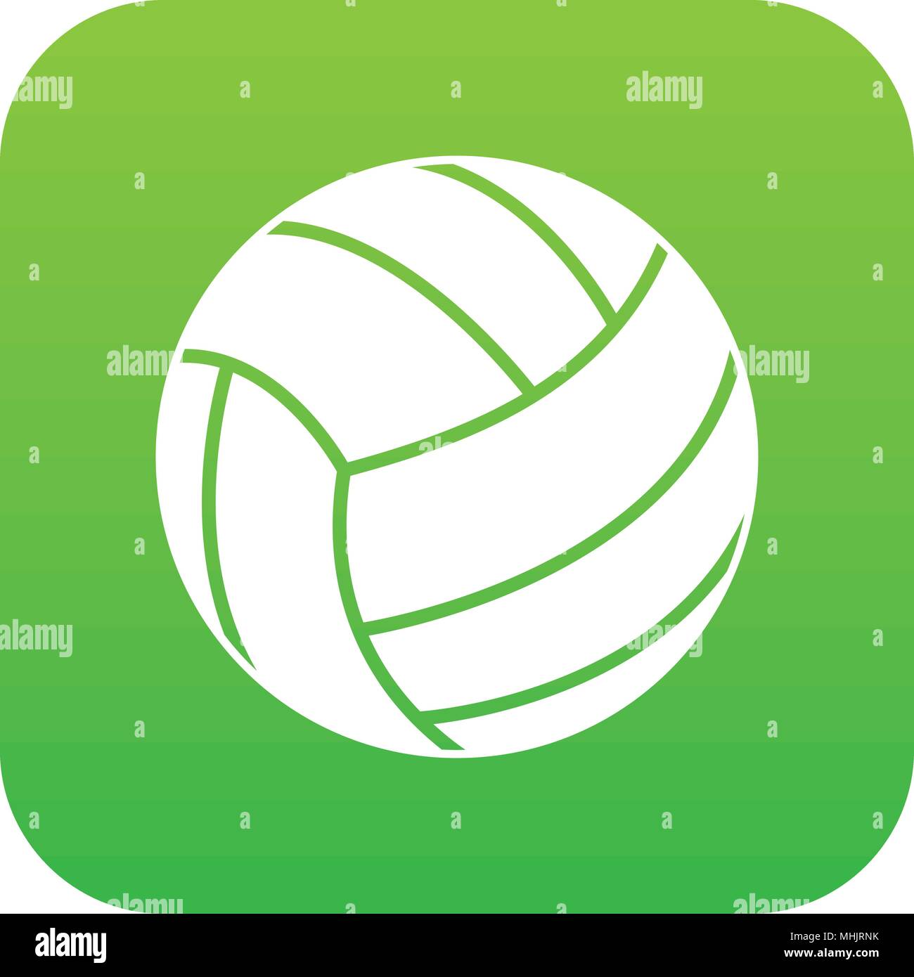 Black volleyball ball icon digital green Stock Vector Image & Art - Alamy