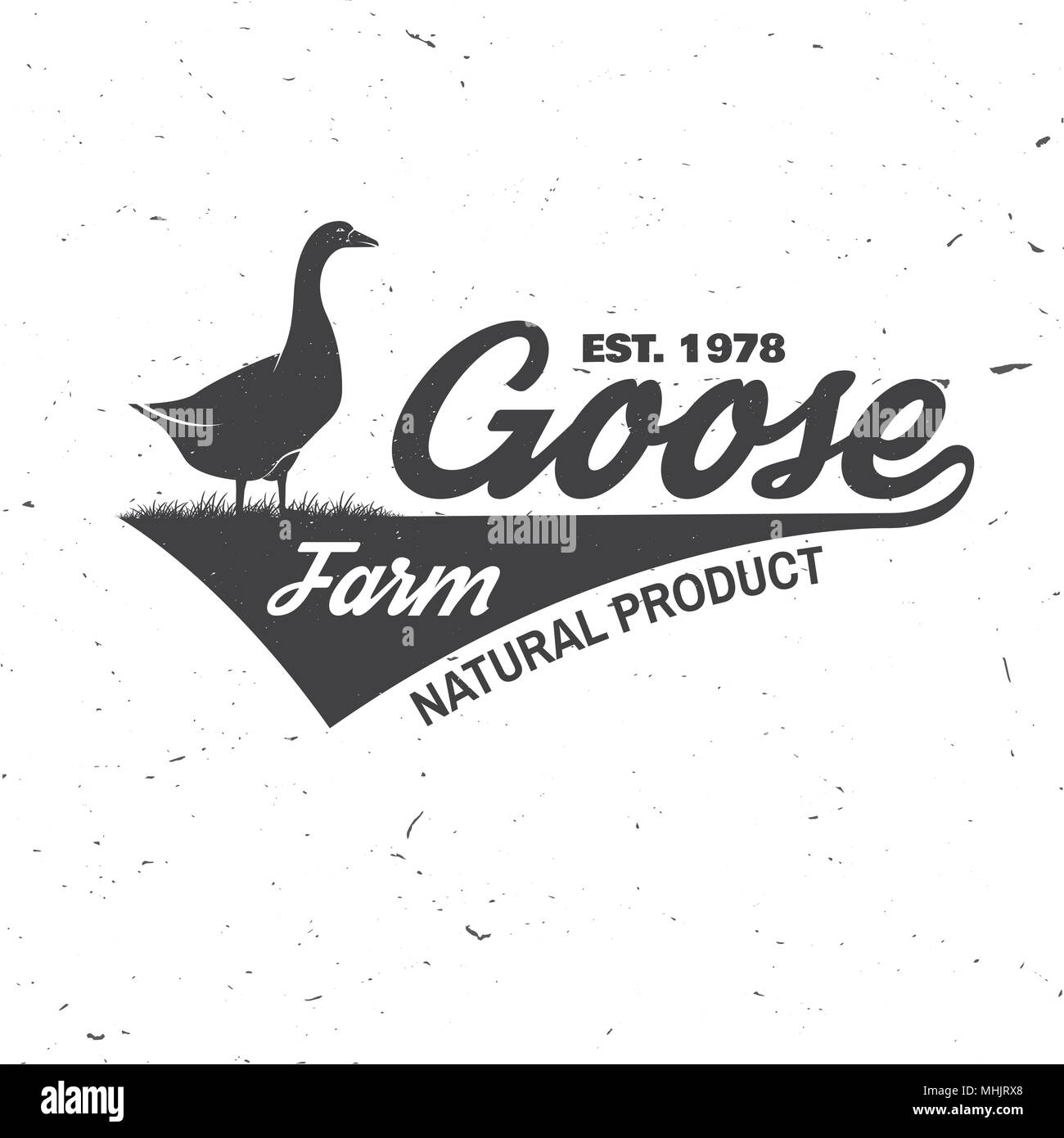 Chicken Farm Badge or Label. Vector illustration Stock Vector Image ...