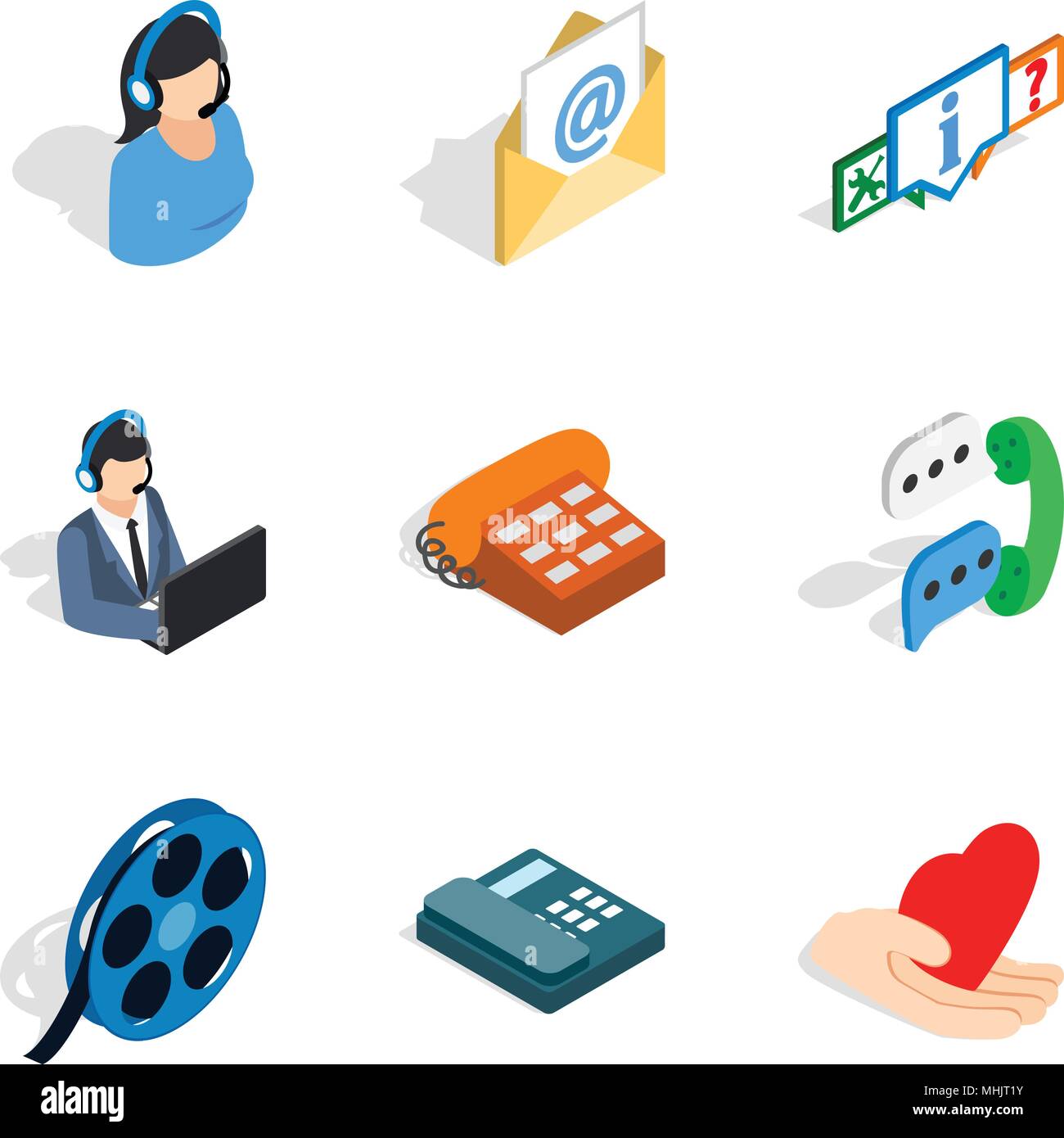 Network address icons set, isometric style Stock Vector Image & Art - Alamy