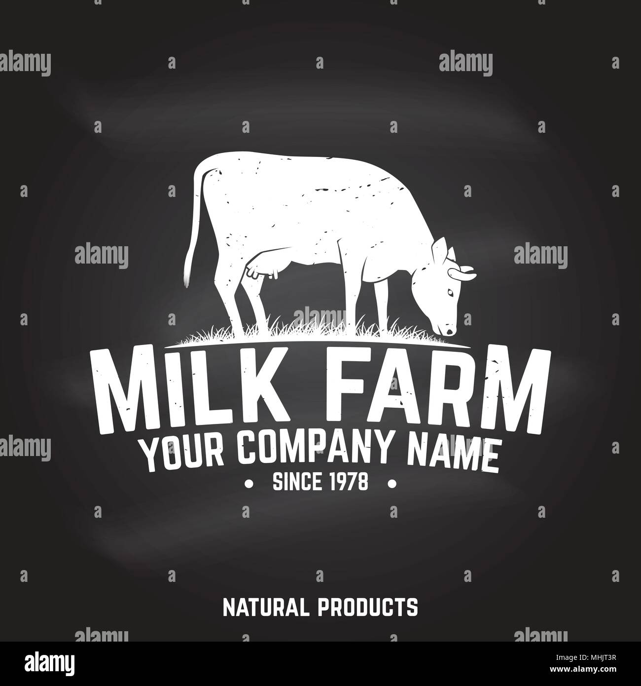Cattle milk Stock Vector Images - Alamy