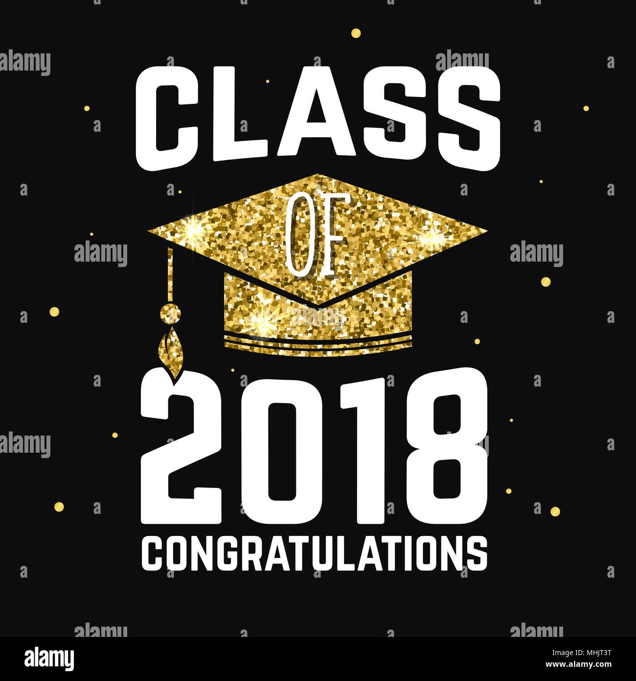 Vector Class of 2018 badge Stock Vector Image & Art - Alamy
