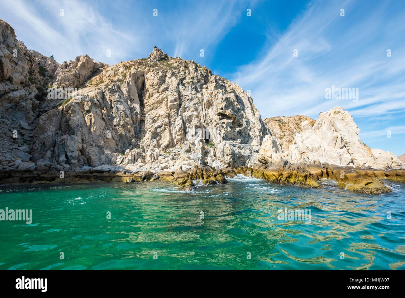 Coastline in Cabo San Lucas in Baja California Sur in Mexico Stock ...