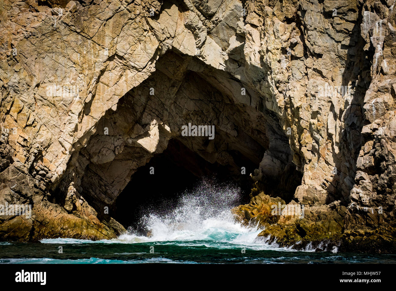 Coastline in Cabo San Lucas in Baja California Sur in Mexico Stock ...