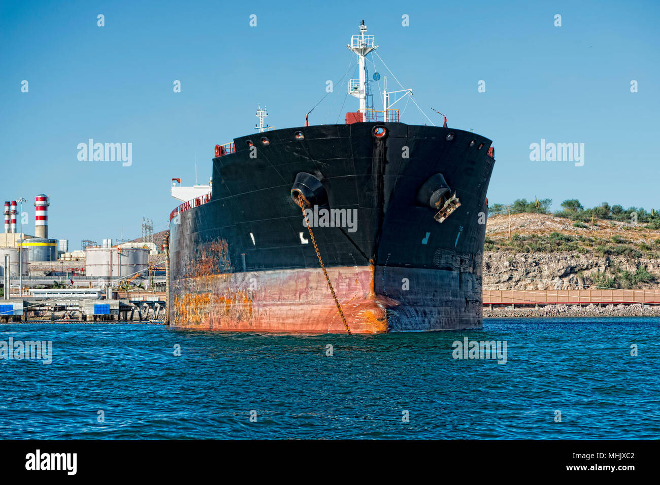 big ship bow close up detail Stock Photo - Alamy