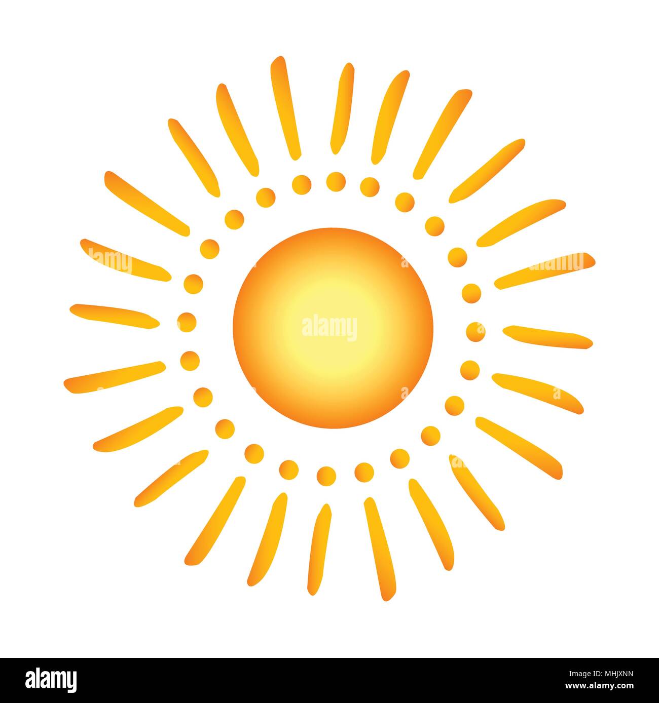 Drawing of sun icon Stock Vector Image & Art - Alamy