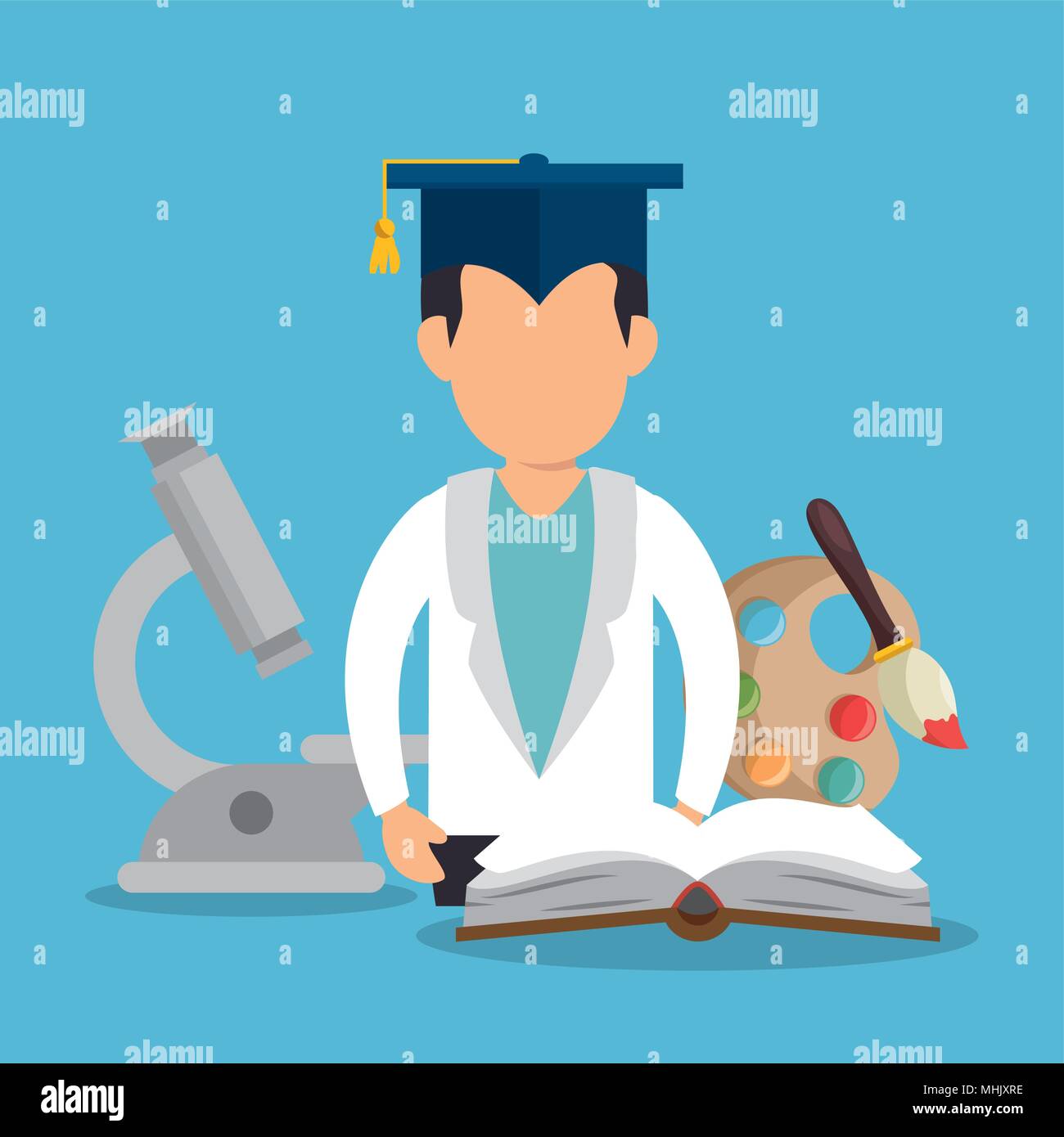 education easy learning set icons Stock Vector Image & Art - Alamy