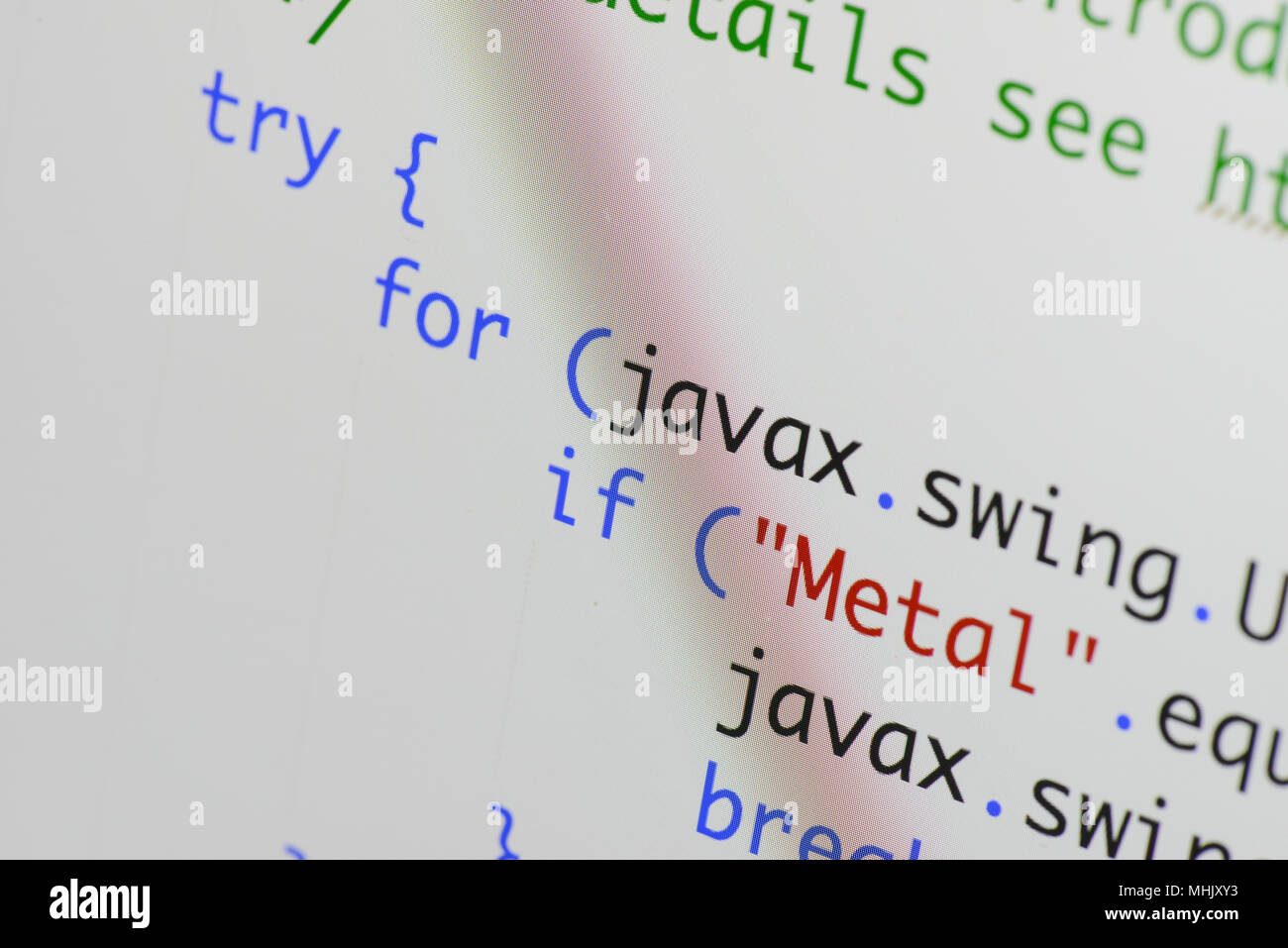 Real Java Code Developing Screen Programing Workflow Abstract Algorithm Concept Lines Of Java