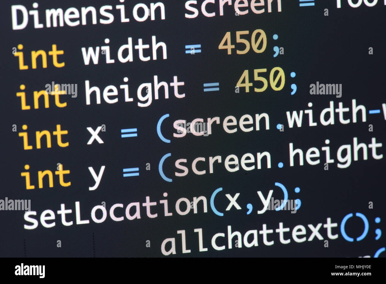 Real Java Code Developing Screen Programing Workflow Abstract Algorithm Concept Lines Of Java