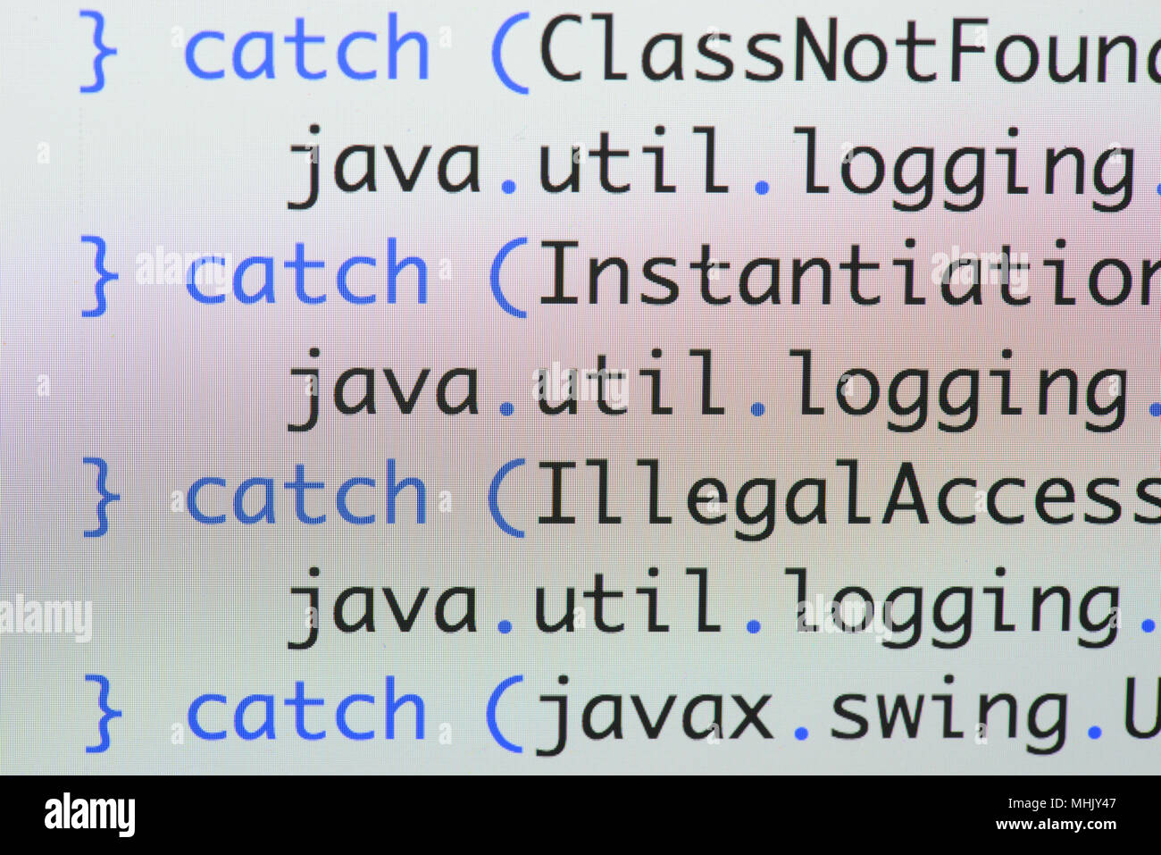 Real Java Code Developing Screen Programing Workflow Abstract Algorithm Concept Lines Of Java