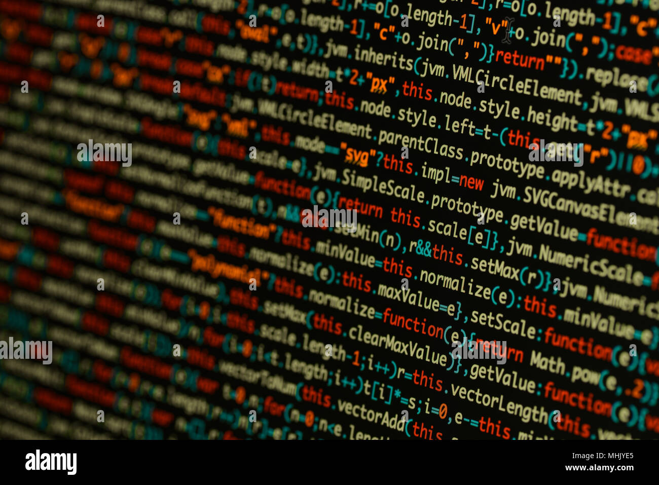 Real code developing screen hi-res stock photography and images - Alamy