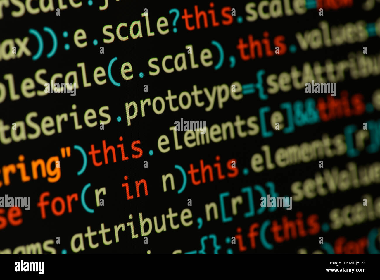 Real code developing screen hi-res stock photography and images - Alamy