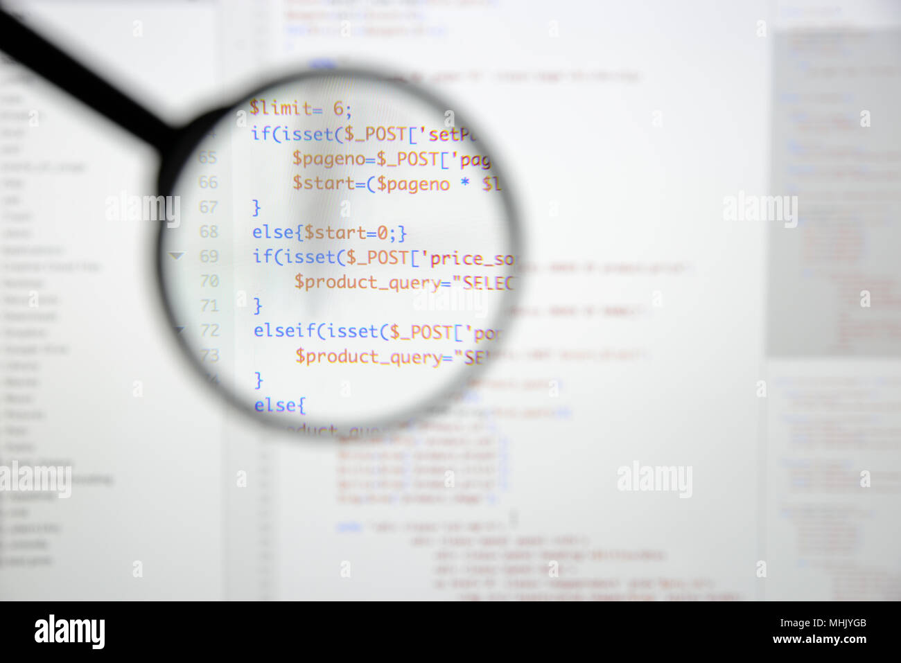 Mysql screenshot hi-res stock photography and images - Alamy