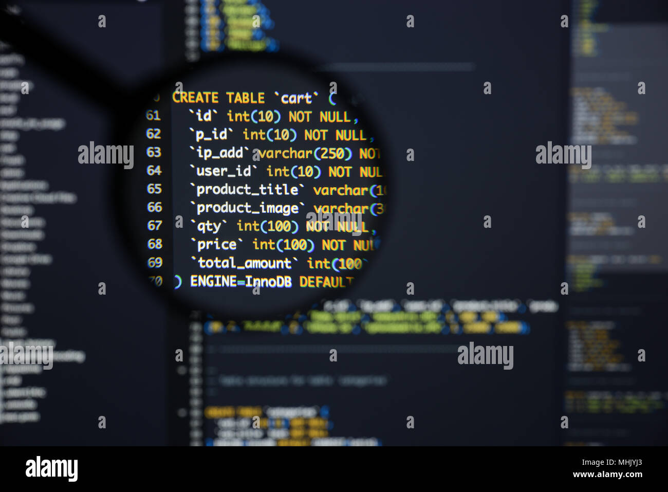 Real Php Code Developing Screen Programing Workflow Abstract Algorithm Concept Lines Of Php