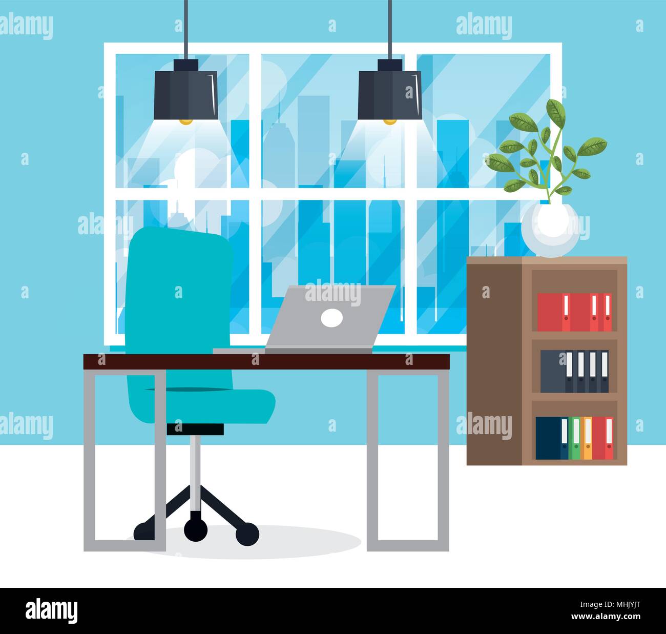 Portable office buildings Stock Vector Images - Alamy