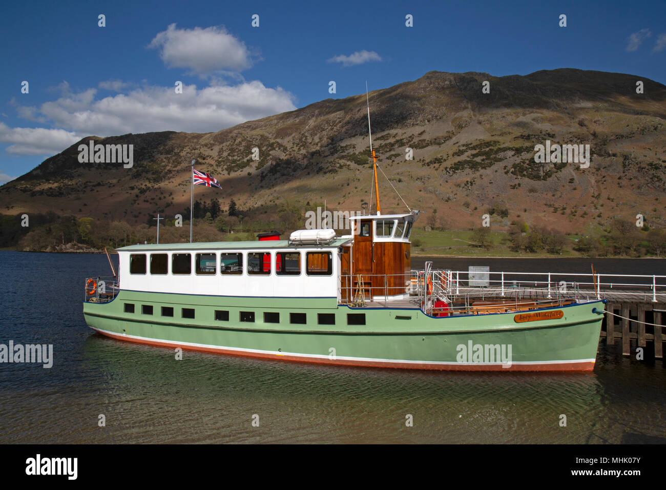 Lady wakefield ullswater steamer glenridding hi-res stock photography ...
