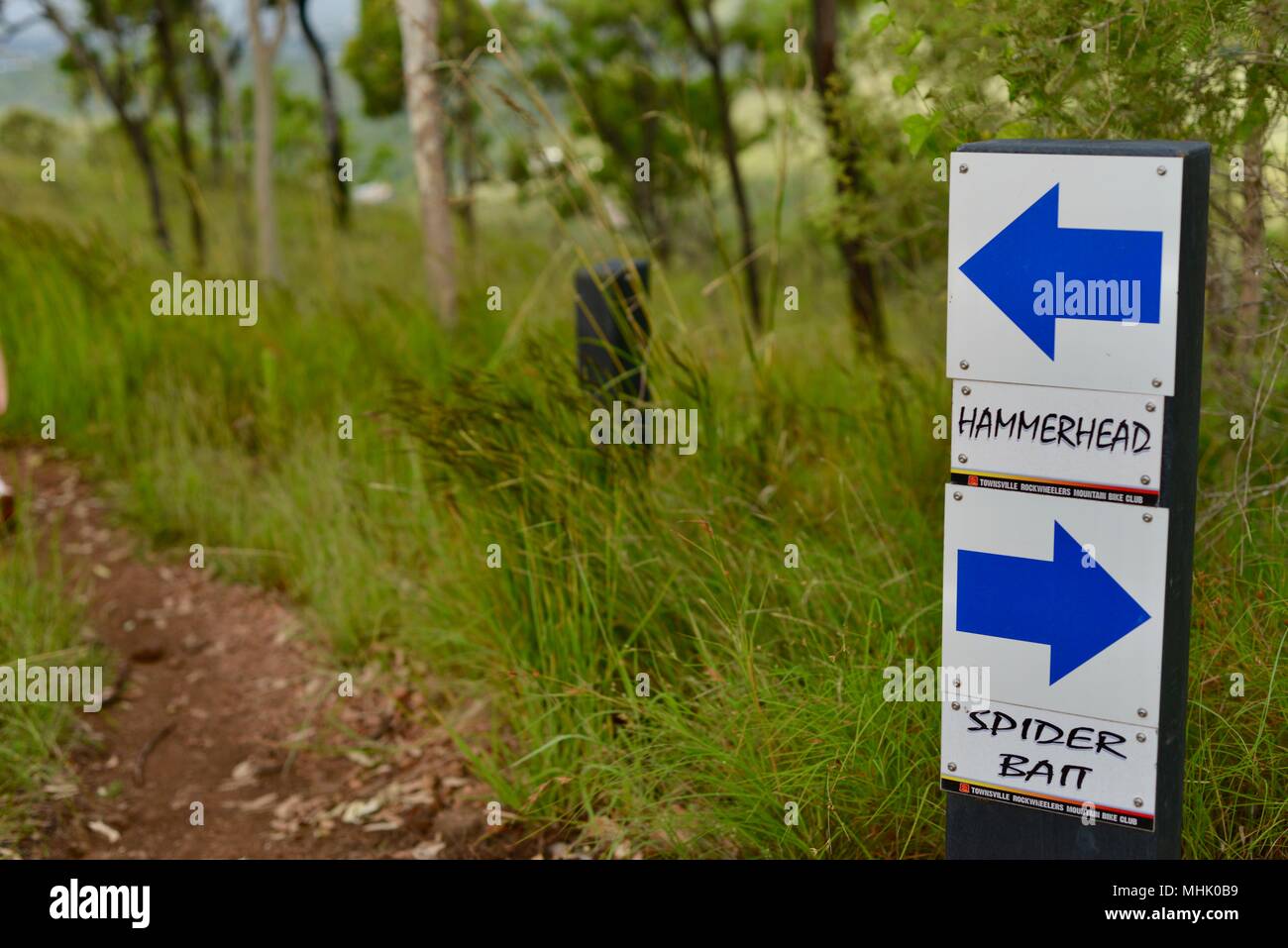 Mountain bike trail signs hi-res stock photography and images - Alamy