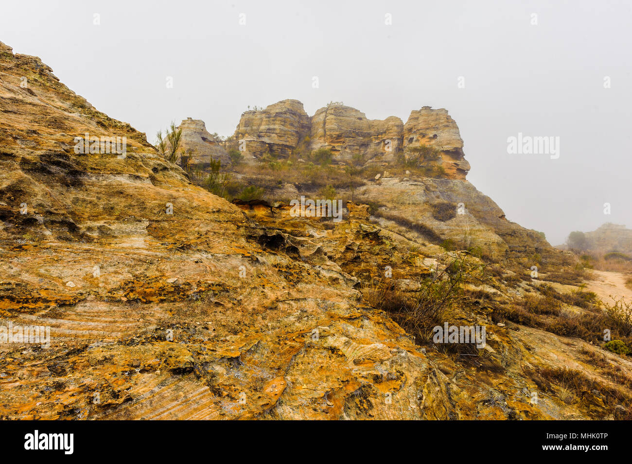Landscape of the rocks in Madagascar Stock Photo - Alamy