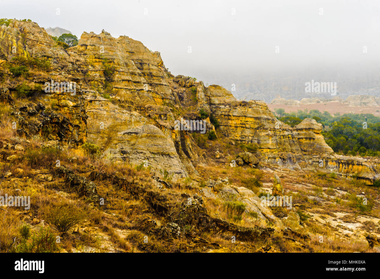 Rock formation outdoors in Madagascar, beautiful rock Stock Photo - Alamy