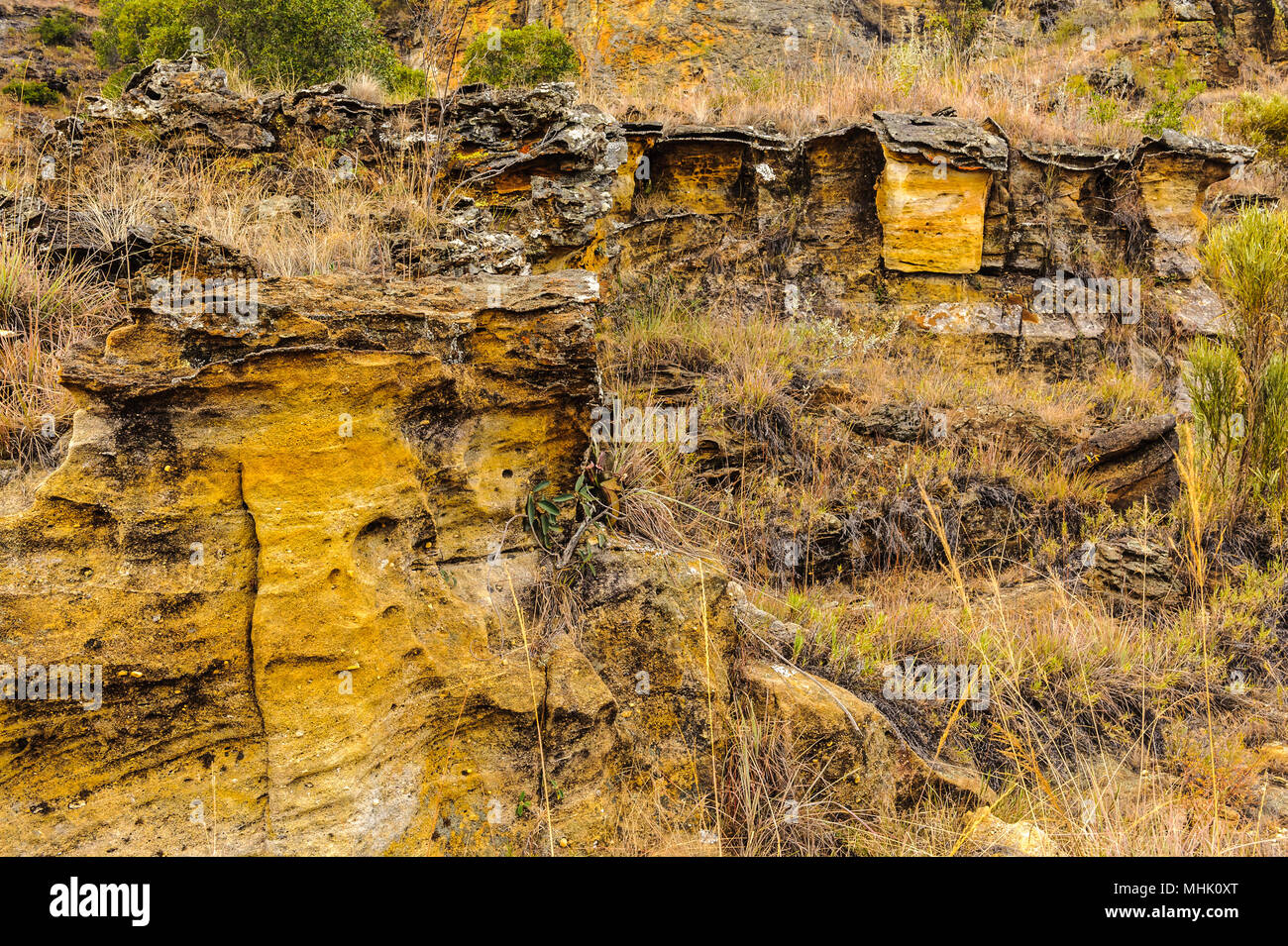 Rock formation outdoors in Madagascar, beautiful rock Stock Photo - Alamy