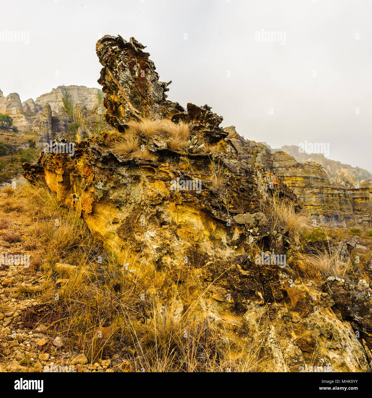 Rock cration in Madagascar Stock Photo - Alamy