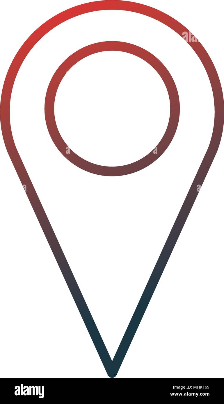 pin pointer location icon Stock Vector Image & Art - Alamy