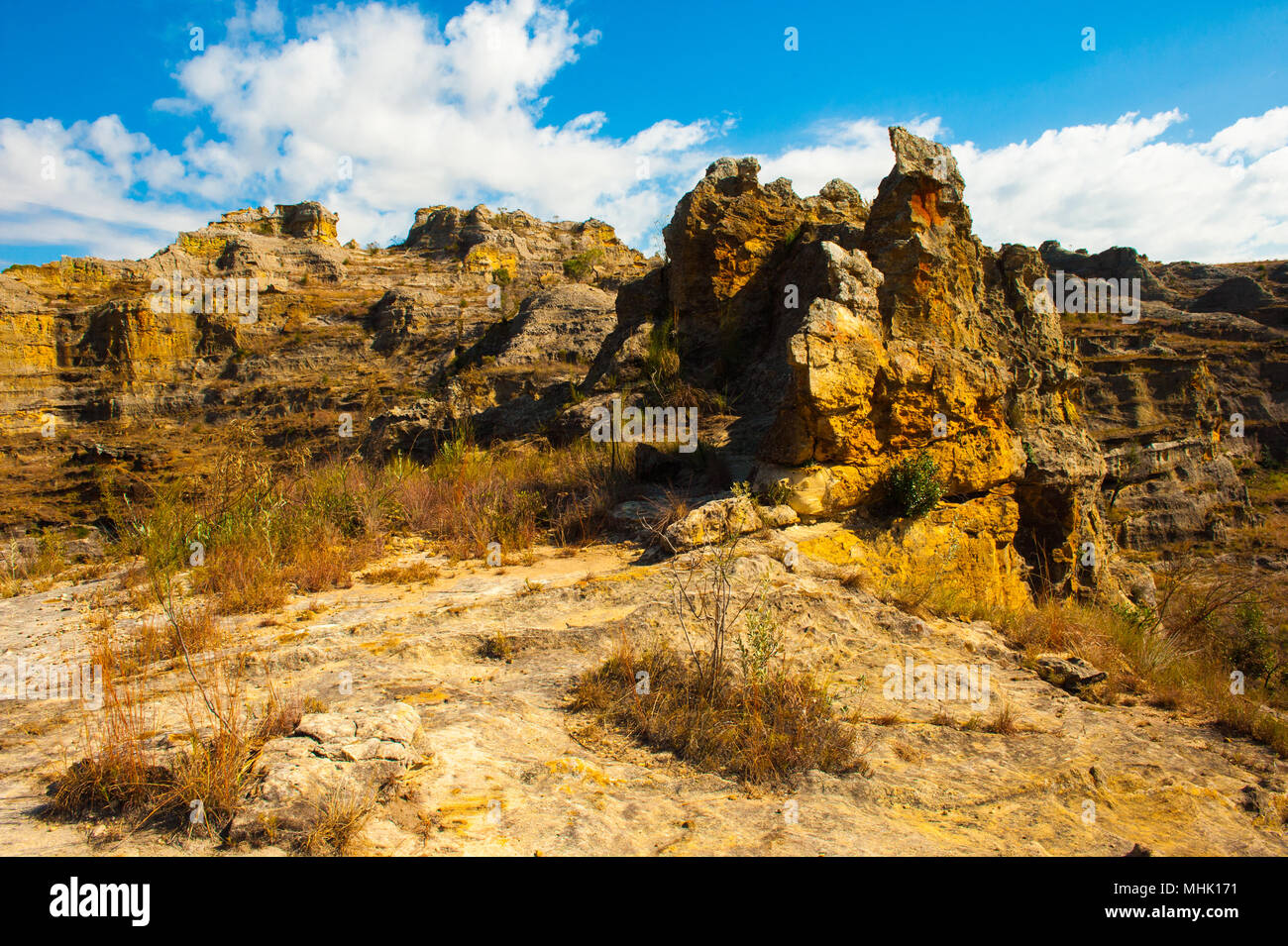 Spectacular beautiful landscape of the rocks in Madagascar, Africa ...