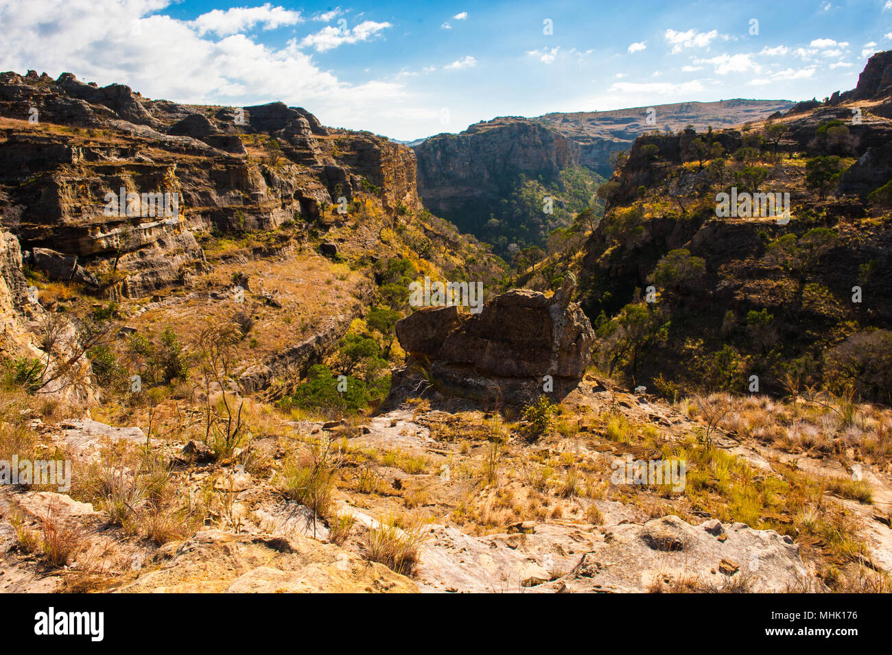 Spectacular beautiful landscape of the rocks in Madagascar, Africa ...