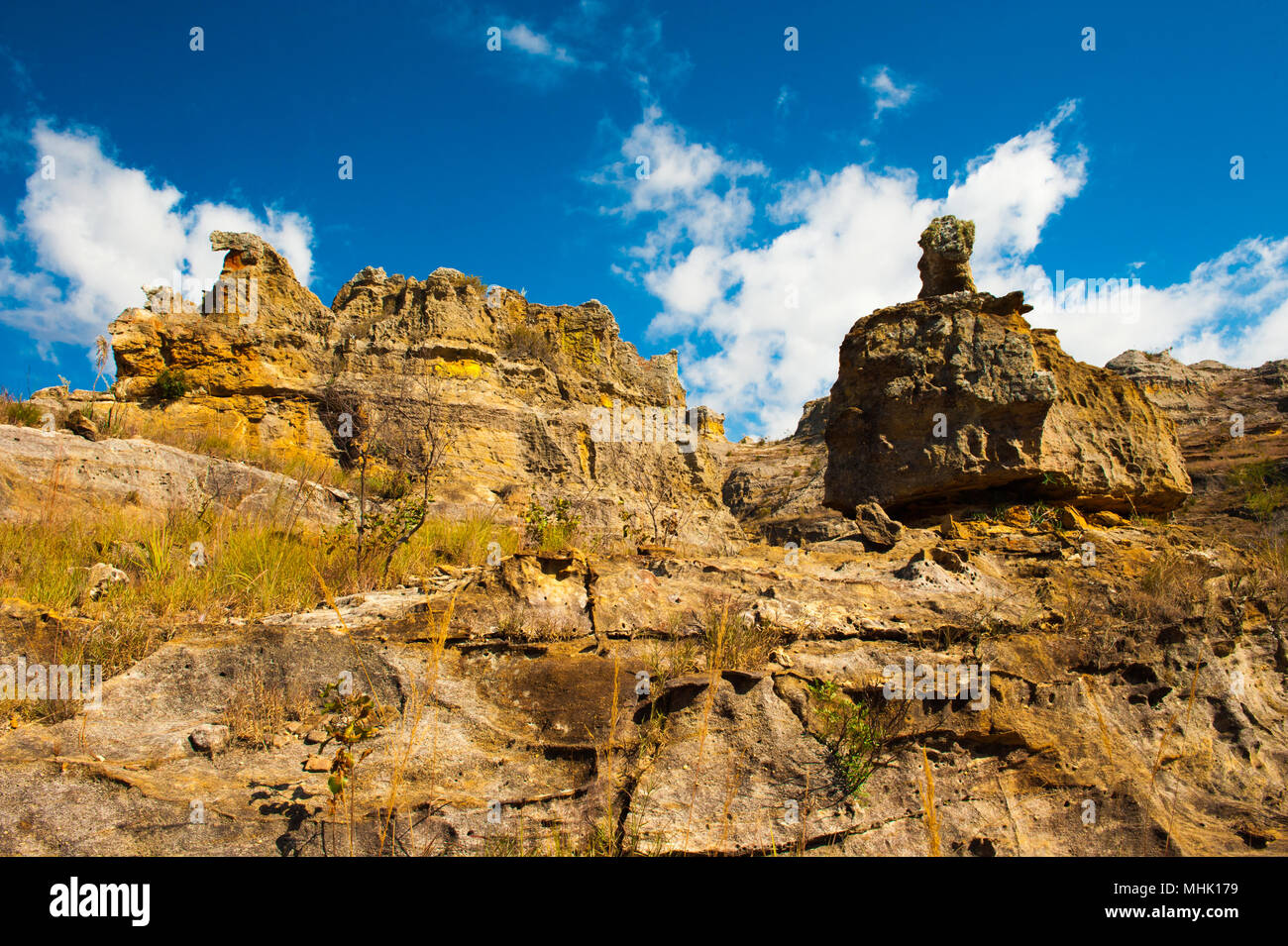 Spectacular beautiful landscape of the rocks in Madagascar, Africa ...