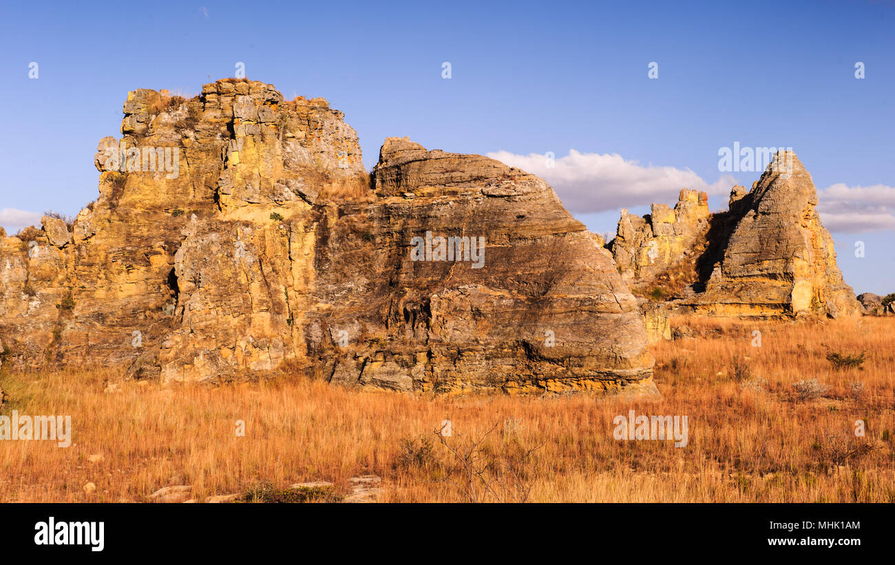 Rocks in Madagascar landscape Stock Photo - Alamy