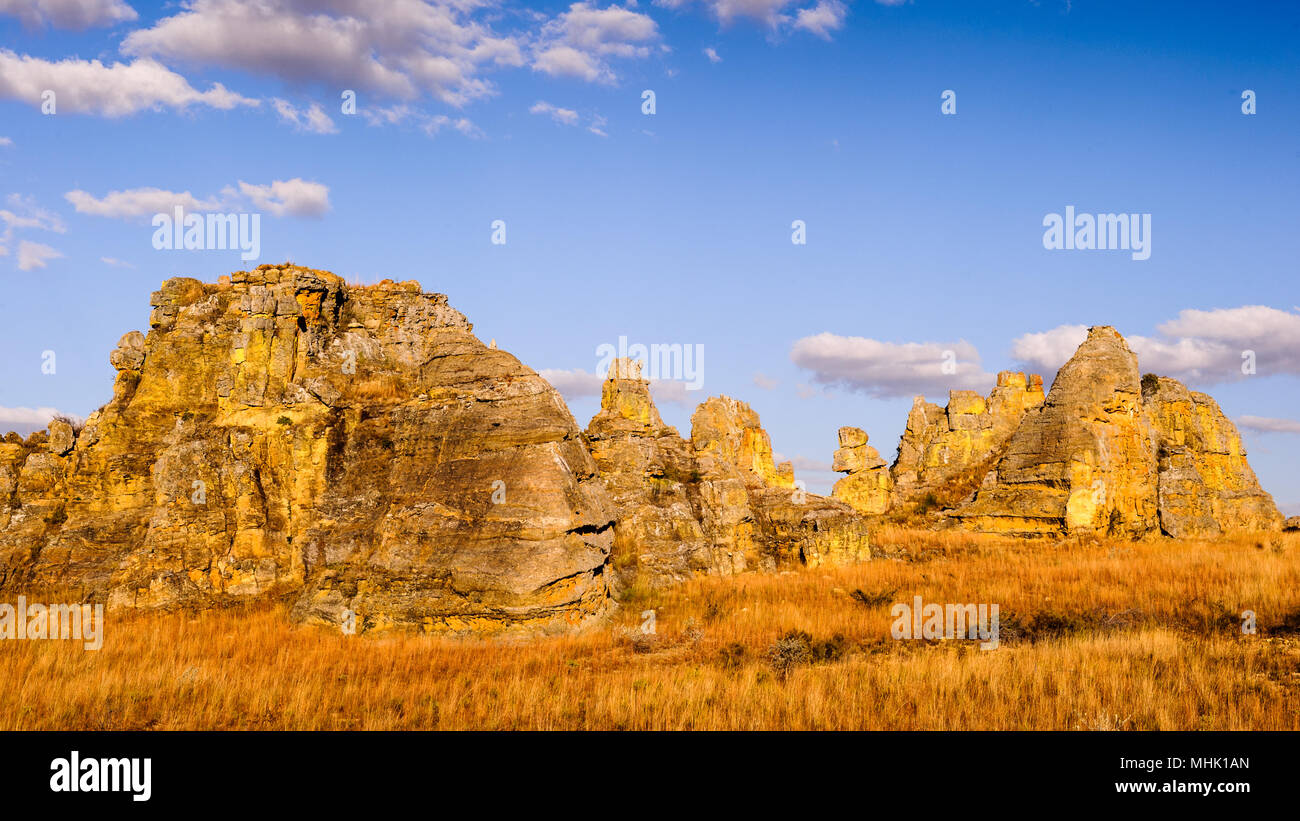 Rocks in Madagascar landscape Stock Photo - Alamy