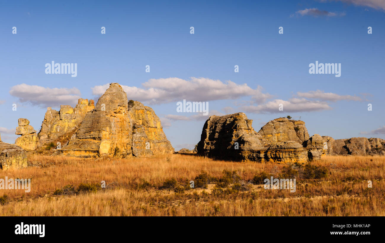 Rocks in Madagascar landscape Stock Photo - Alamy