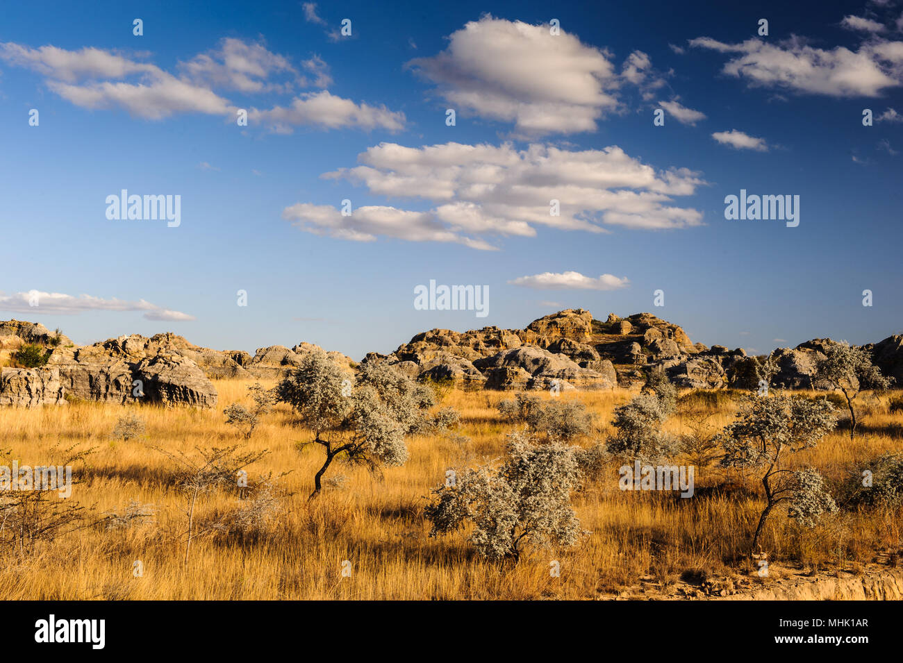 Rocks in Madagascar landscape Stock Photo - Alamy