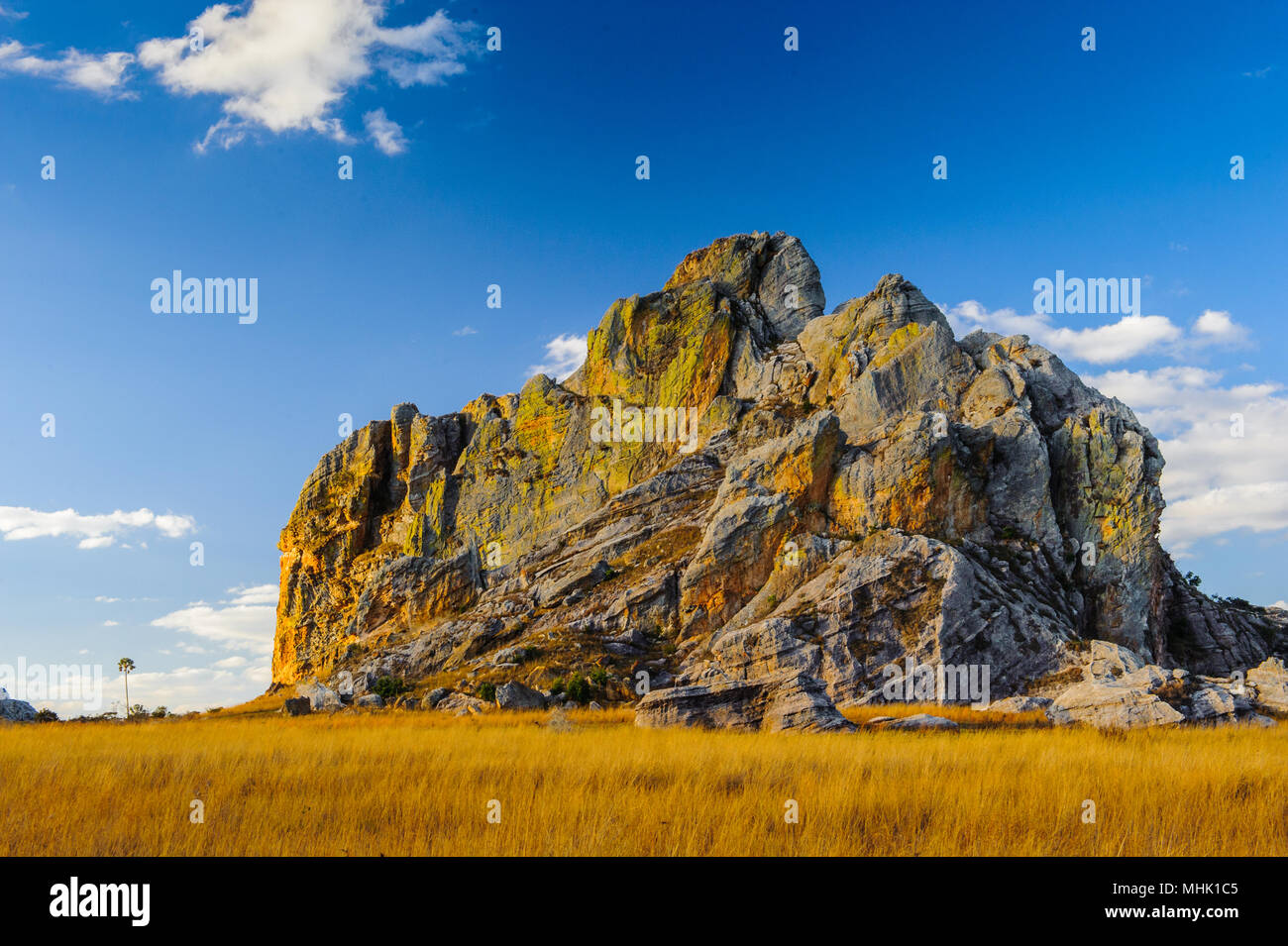 Rock in Madagascar, Africa. Sunset in Africa Stock Photo - Alamy