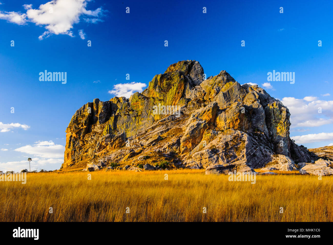 Rock in Madagascar, Africa. Sunset in Africa Stock Photo - Alamy
