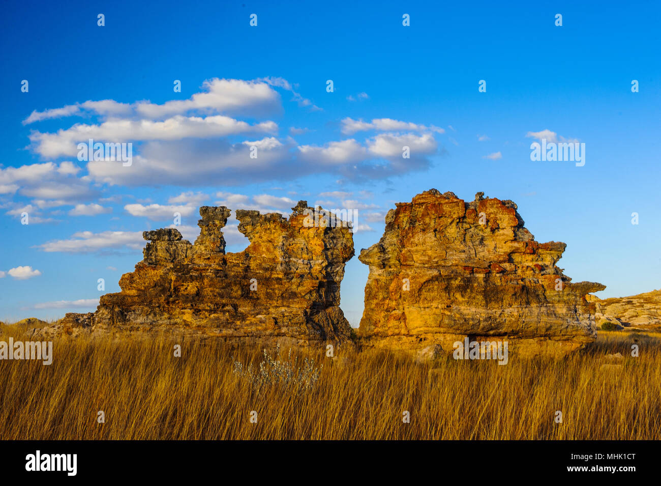 Rock formation in Madagascar, Africa. Sunset in Africa Stock Photo - Alamy