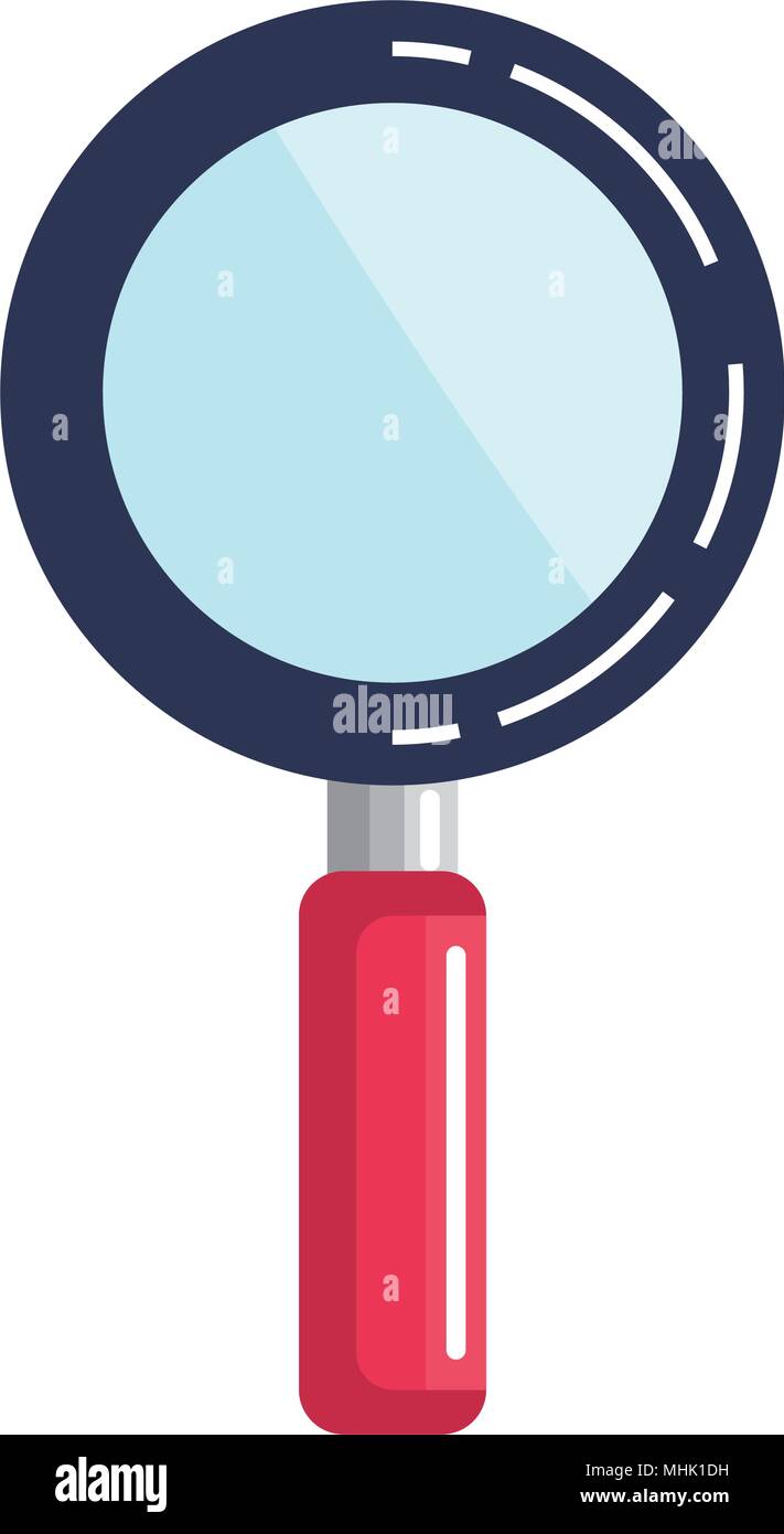 magnifying glass isolated icon Stock Vector Image & Art - Alamy