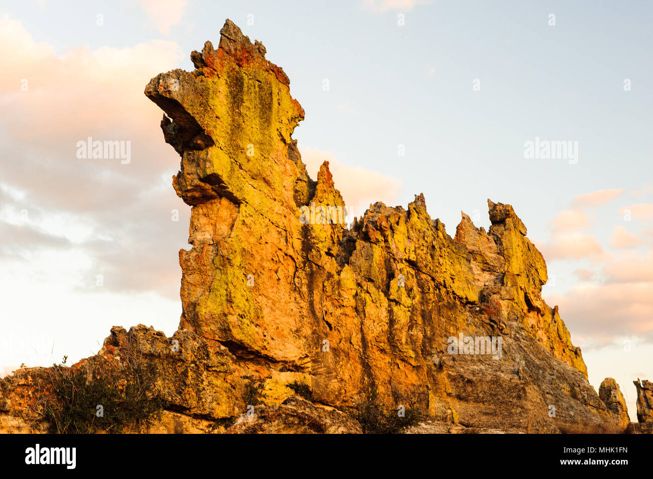 Madagascar rock in front of the sky in Madagascar Stock Photo - Alamy