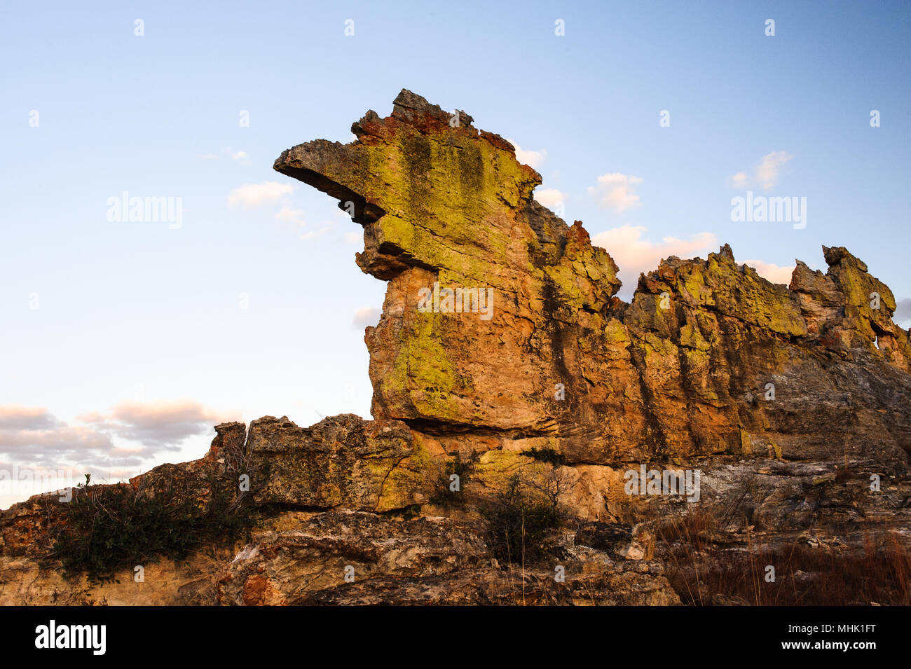 Madagascar rock in front of the sky in Madagascar Stock Photo - Alamy