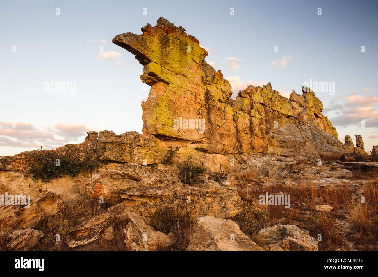 Madagascar rock in front of the sky in Madagascar Stock Photo - Alamy