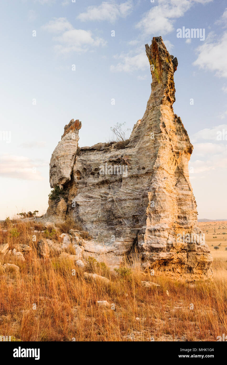 Madagascar rock in front of the sky in Madagascar Stock Photo - Alamy